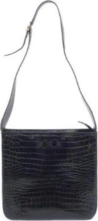 Ferragamo Sac bandouli&egrave;re en cuir Pre-owned - Femme - Pre-owned - Noir - Taille: ONE Size
