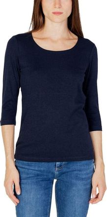 Street One Damen Pania T Shirt, Deep Blue, 42 EU