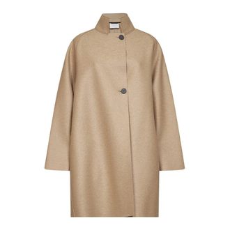 Harris Wharf London Damen, M&auml;ntel, Beige, XSGr&ouml;&szlig;e