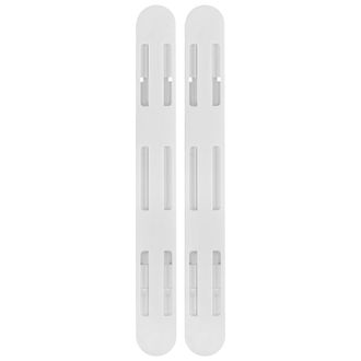 OSALADI 2 St&uuml;ck Ger&auml;uschlose Ausziehbare Schubladenschienen Bohrfreie Schubladenf&uuml;hrung f&uuml;r K&uuml;chen und Kleiderschr&auml;nke Leichtg&auml;ngig und Vielseitig Einsetzbar