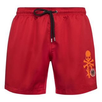 Philipp Plein Beachwear - - Swimwear - Herren - Rot - 2XL