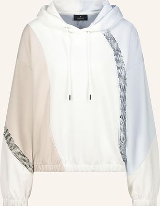 Monari Monari Hoodie Mit Schmucksteinen weiss