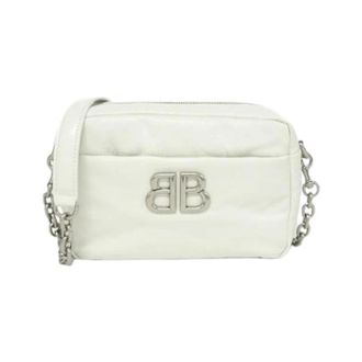 Balenciaga Pre-owned Monaco Camera Bag Calf Shoulder Bag - - Pre-owned - Damen - Wei&szlig; - ONE SIZE