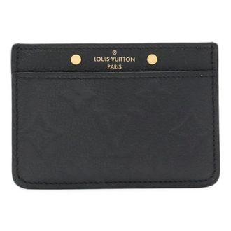 Louis Vuitton Pre-owned &Eacute;tui &agrave; cartes Monogram Empreinte - Femme - Pre-owned - Noir - Taille: ONE Size