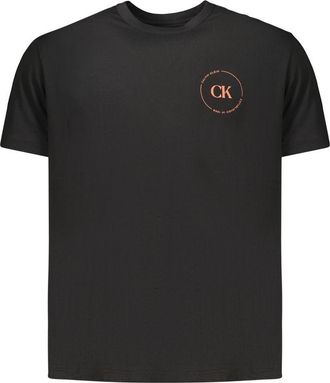 Calvin Klein Schwarzes Baumwoll-Herren-T-Shirt