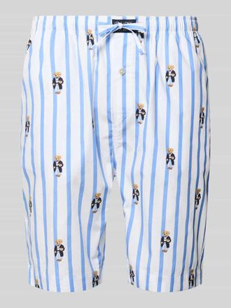 Ralph Lauren Pyjamashorts mit Tunnelzug aus reiner Baumwolle