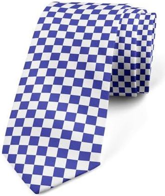 Generic Cravate Homme Bleu Blanc Formelle Tie Classique Cravates Homme Pour F&ecirc;te Remise De Dipl&ocirc;me Affaires