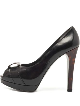 Stuart Weitzman escarpins en cuir 130 mm - Noir