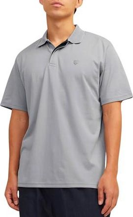 Jack & Jones Jprccrodney Ss Polo Sn Homme Polo, Gris, M