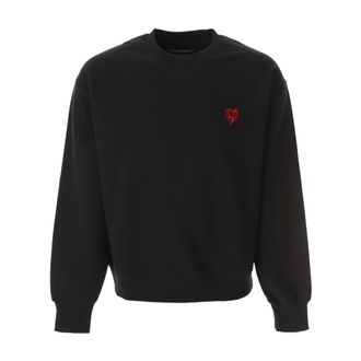 Andersson Bell Homme, Sweatshirts et sweats &agrave; capuche, Noir, Taille: 2XL Adsb Heart SweaT-shirt