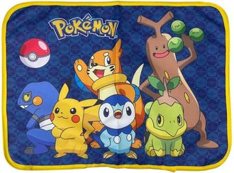 Cartoon Pikachu Pok&eacute;mon Tischset aus wasserdichtem Stoff, waschbar, hitzebest&auml;ndig, absorbiert nicht 40 x 30 cm, 100 % Polyester