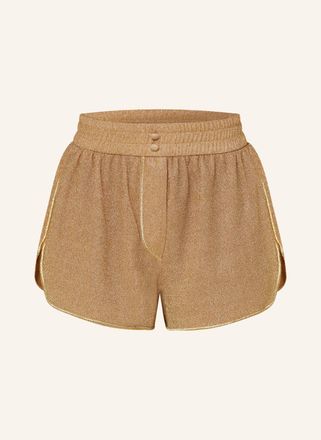 Os&eacute;ree Shorts Lumiere Mit Glitzergarn gold