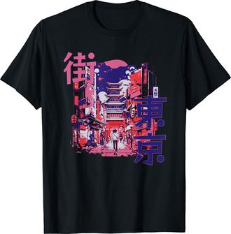 F4NT4STIC Tokio City Lights - Urbanes japanisches Design T-Shirt