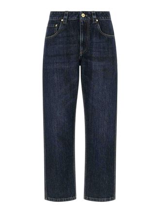 Brunello Cucinelli Straight Leg Jeans - Blau