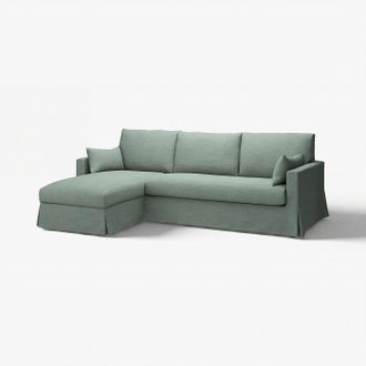 IKEA HYLTARP 3er-Sofa mit R&eacute;camiere, links