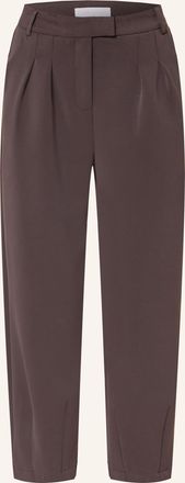 Rich & Royal 7/8-Hose Aus Jersey braun