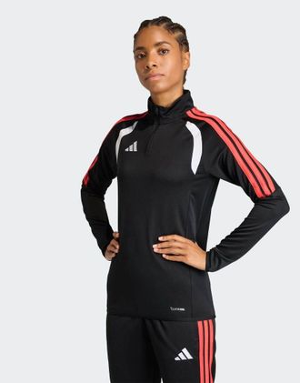 adidas adidas Performance - Tiro26 League - Top dentra&icirc;nement - Noir et rouge semi-lucide