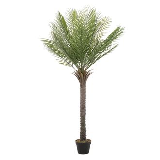 ML Design ML-Design Künstliche Palme 150 cm, Künstliche Pflanzen groß, Tropische Kunstpalme, Kunstpflanze, Fake Plant Deko, Plastik Pflanze im Topf für Indoor/O