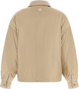 Max Mara Womens Beige Polyester Full-Length Jacket Clothing