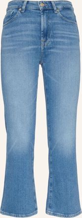 7 For All Mankind Jeans Cropped Boot Bootcut Fit blau