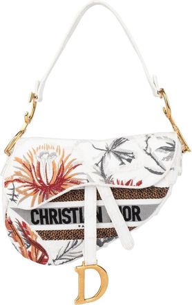 Dior Crossbody Bags - Christian Dior Limited Multicolor Floral Saddle Ha - Gr. unisize - in Bunt - f&uuml;r Damen