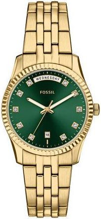Fossil Uhr Scarlette ES5460 Goldfarben