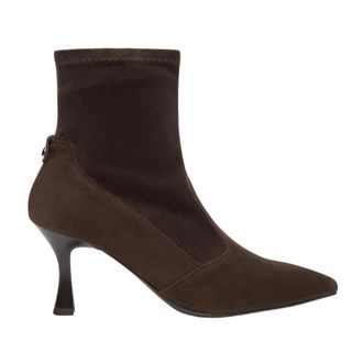 Nero Giardini Stiefeletten aus Wildleder und technischem Material - - Shoes - Damen - Braun - 38 EU