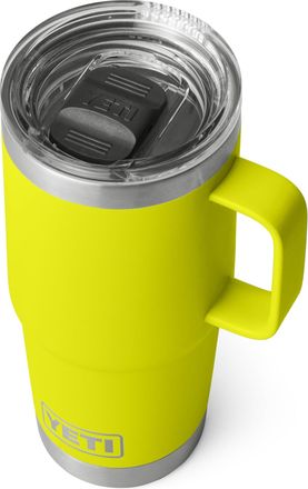 Yeti Rambler Reisebecher Mit Stronghold Deckel, Firefly Yellow, 20 oz (591 ml)