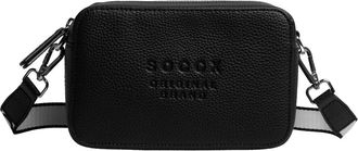 soccx Crossbody Bag mit Logo und Intarsia-Webriemen