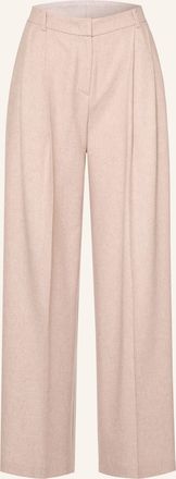 HUGO BOSS Marlenehose Tiana Aus Flanell beige