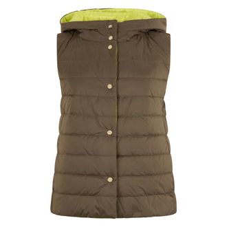 Herno Femme, Vestes, Brun, Taille: 40 FR Nuage & Nylon Ultralight Reversible Down Vest