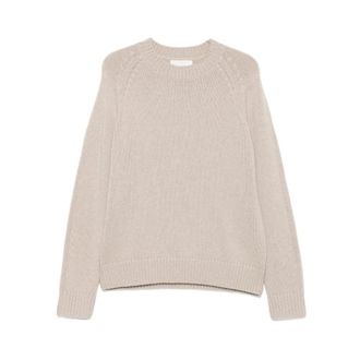 Lisa Yang Beige Cashmere Crew Neck Sweater - - Knitwear - Damen - Beige - XS
