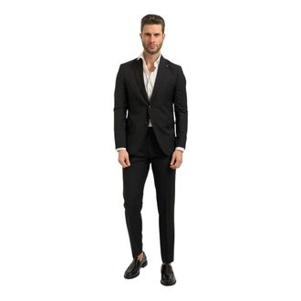 Mulish Homme, Costumes, Noir, Taille: XL Costume &Eacute;l&eacute;gant en M&eacute;lange de Laine