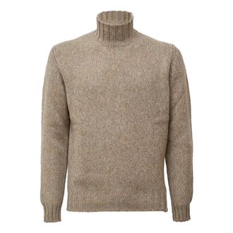 Fedeli Homme, Pulls, Beige, Taille: XL Pull Col Roul&eacute; Onda