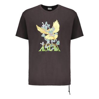 Ksubi Geripptes Baumwoll-T-Shirt - - Tops - Herren - Schwarzk - XS