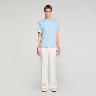 Sandro T-shirt &agrave; patch double S