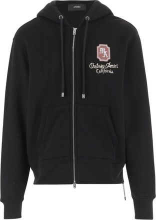 Amiri Homme, Sweatshirts et sweats &agrave; capuche, Noir, Taille: M Cotton Sweat &agrave; capuche with Zip