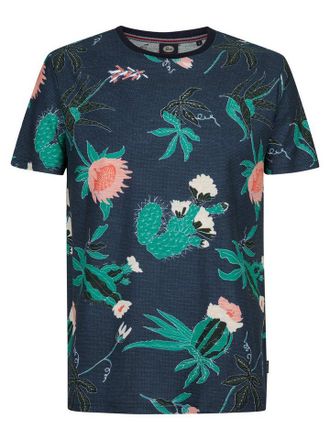 Petrol Industries T-Shirt Carb&oacute;n mit Allover-Print