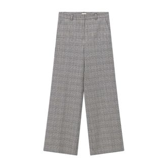 Seductive Karierte Stoffhose Shiloh - - Trousers - Damen - Braun - S