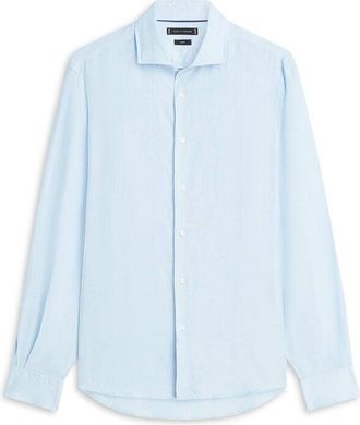 Tommy Hilfiger Herren Hemd aus Leinen Slim Fit