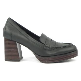 Bibi Lou Gr&uuml;ne Leder Loafer Schuhe - - Shoes - Damen - Gr&uuml;n - 39 EU