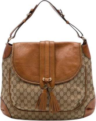 Gucci Pre-owned Marrakech Umh&auml;ngetasche - - Pre-owned - Damen - Braun - ONE SIZE