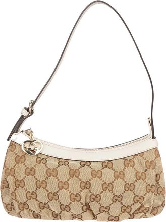 Gucci Crossbody Bags - Gucci GG Monogram Mini Handbag - Gr. unisize - in Braun - für Damen