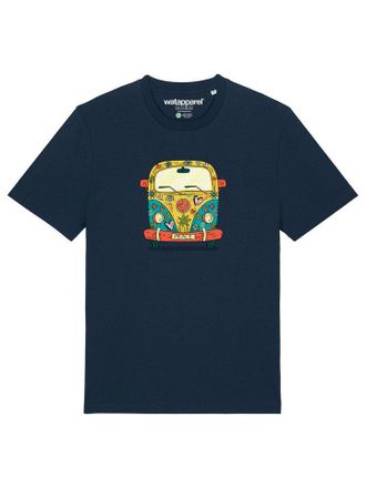 wat? Apparel T-Shirt Hippies Bus