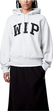 Carhartt Work in Progress Femme, Sweatshirts et sweats &agrave; capuche, Gris, Taille: 36 FR Sweat &agrave; Capuche Heather Coupe Ballon