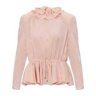 Chlo&eacute; Seidentop mit Blumenmuster - - Blouses & Shirts - Damen - Rosa - M