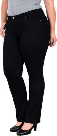 ESRA Jeans Schwarz Damen Straight Jeans Damen High Waist Hose