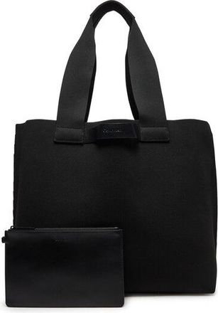 Calvin Klein Tasche Ck Ease E/W Tote Knit K50K512892 Schwarz