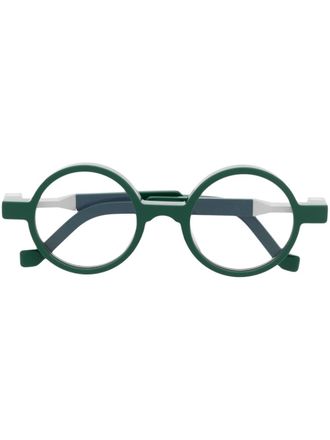 Vava lunettes de vue WL0015 &agrave; monture ronde - Vert