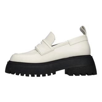 3Juin 3Juin, Femme, Chaussures, Blanc, Taille: 37 EU Sofia 20 Leather Mocassins